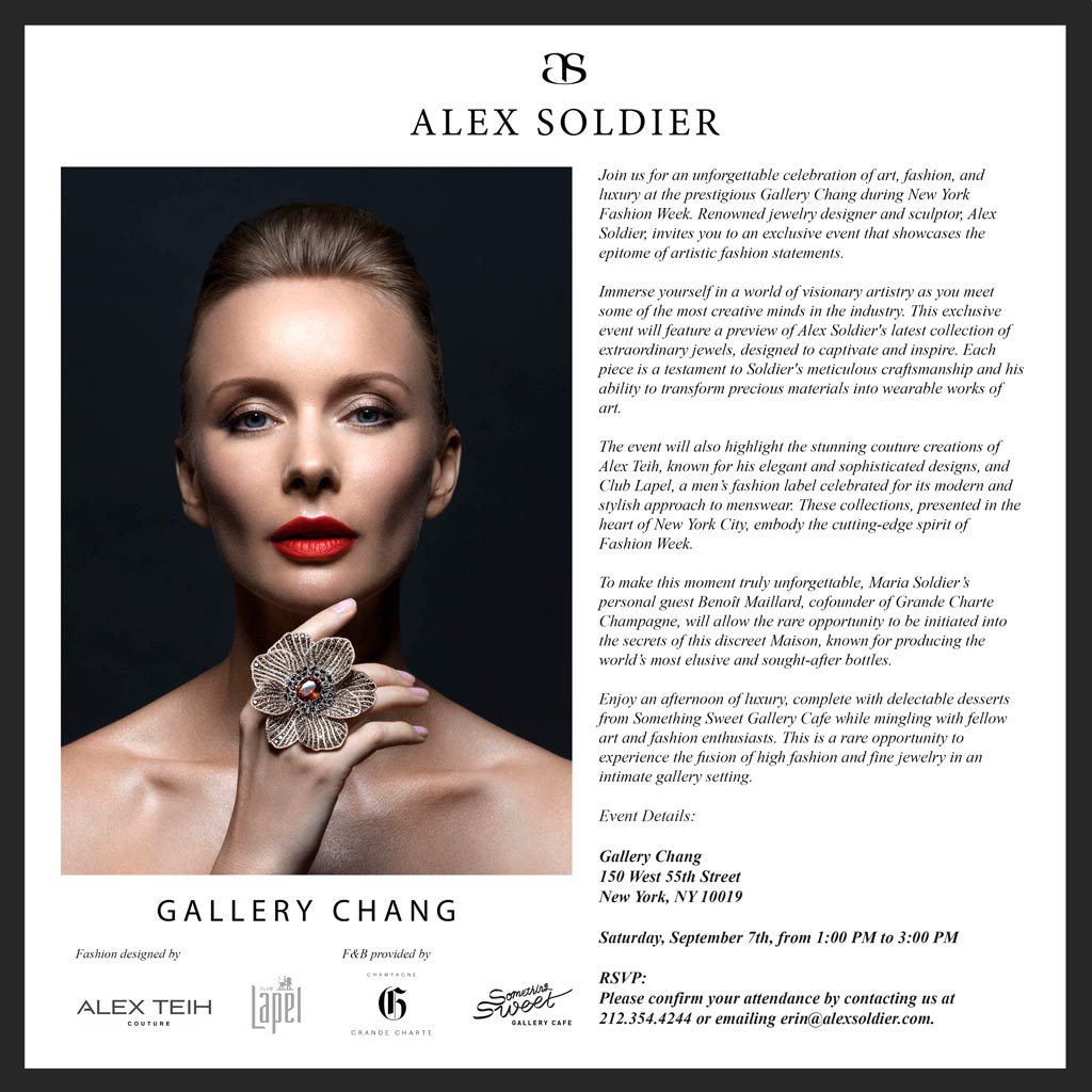 Alex Soldier's Premier New York Fashion Week Event