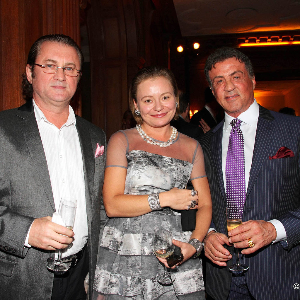 ALEX AND MARIA SOLIDER WITH SYLVESTER STALLONE ...