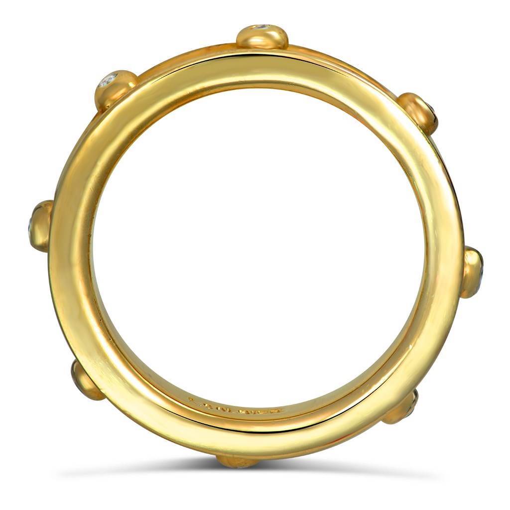 Valentine Diamond Wheel Of Fortune Wedding Band&nbs...