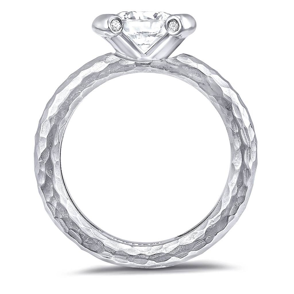 Valentine Diamond Organic Texture Engagement Ring&n...